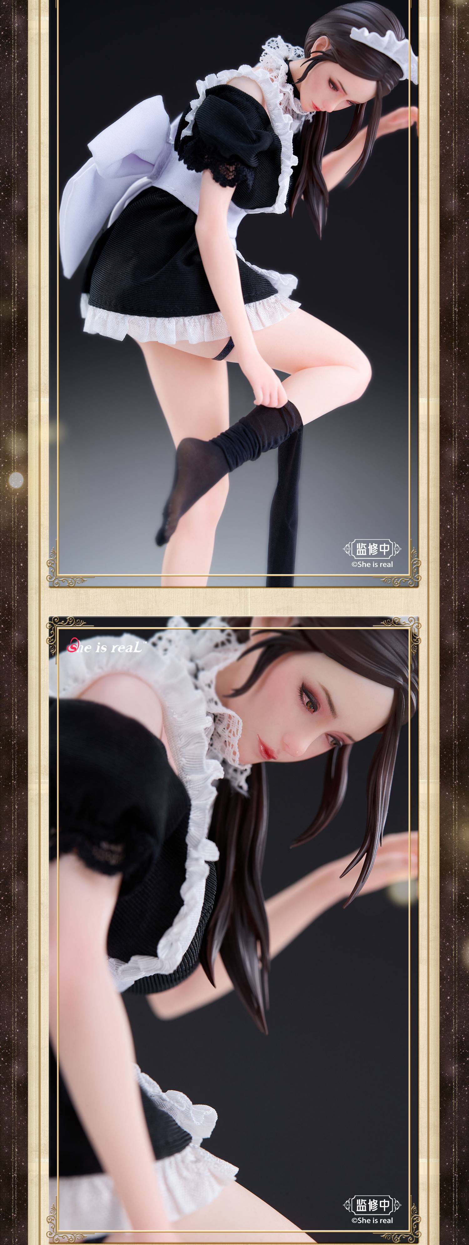 【情報】She is real × BearPanda 女僕超寫實模型 原畫：Lou LL 1/6 TW開訂 @綜合公仔玩具討論區 哈啦板 - 巴哈姆特