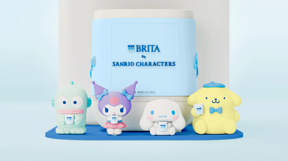 嘖嘖 | BRITA 三麗鷗 🎀 全球首發超萌跨界聯名！好水好可愛濾水商品限定販售
