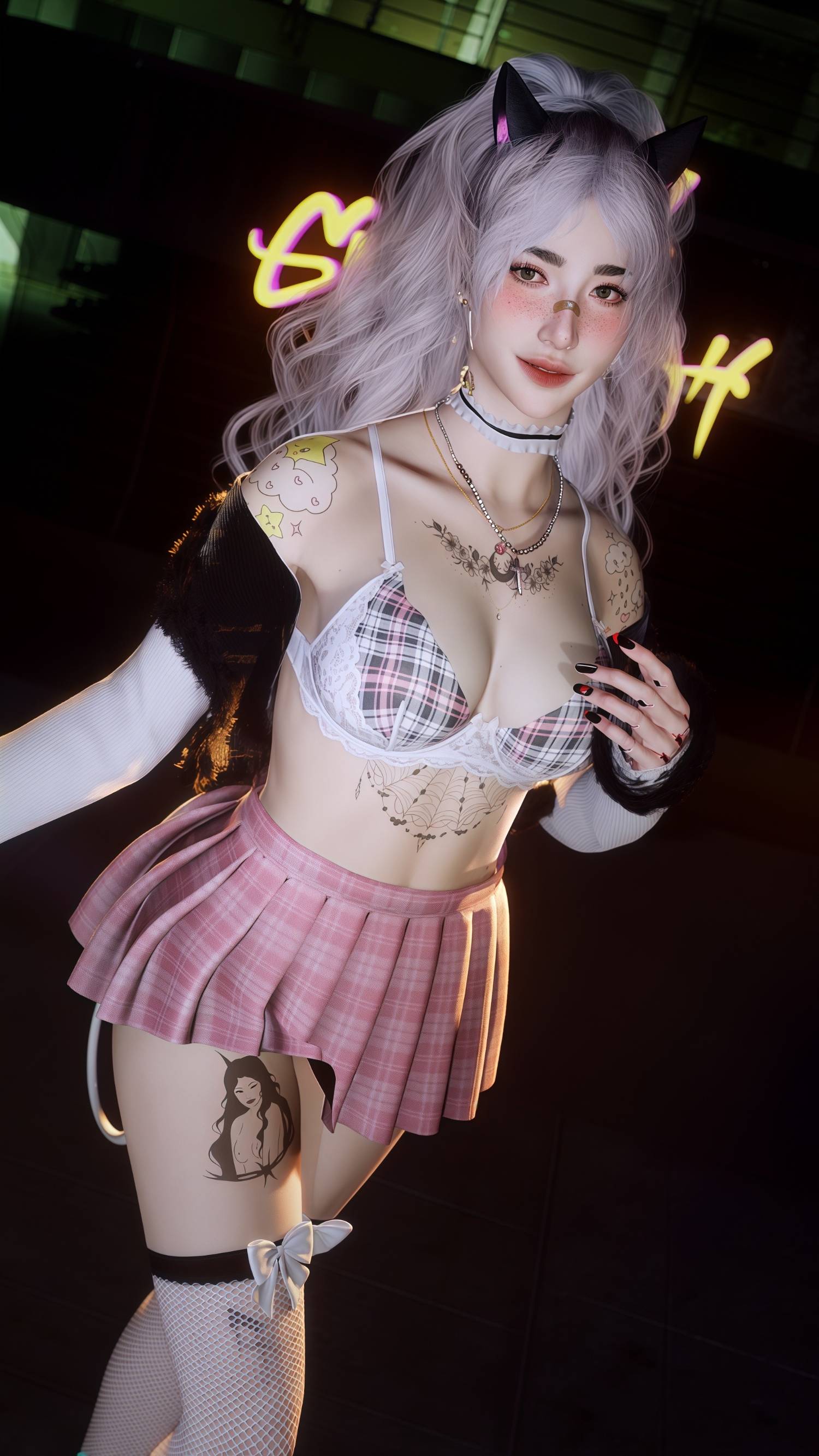 Essential plaid underwear for girls at Cyberpunk 2077 Nexus - Mods and community