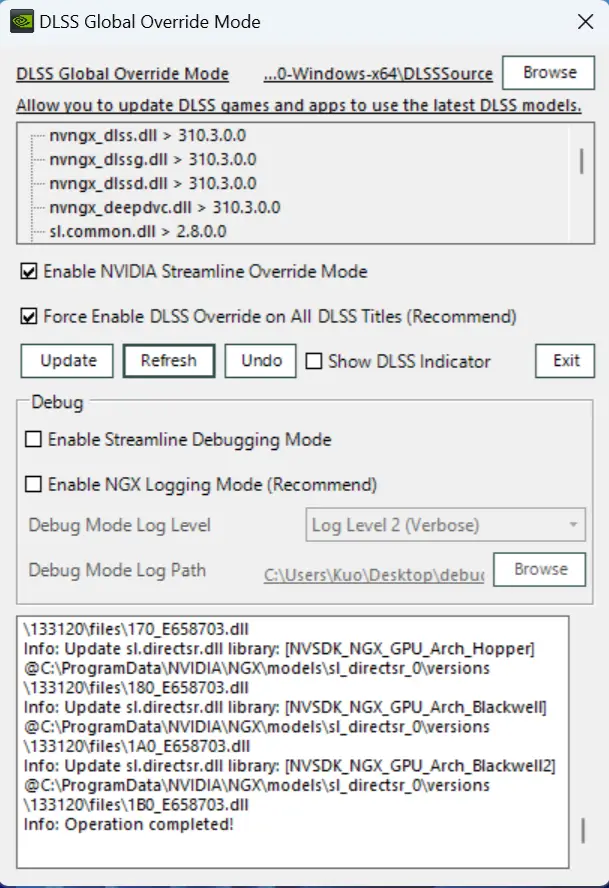 nvidiaDlssGlom - Manually update the latest DLSS models without NVIDIA ...